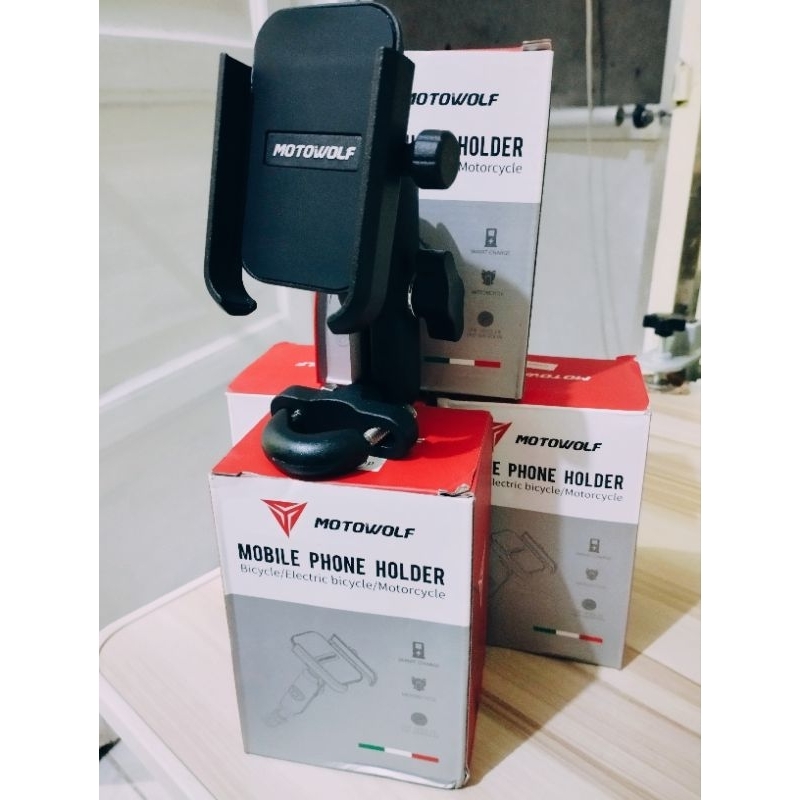 Original Motowolf V3 Cellphone Holder Clamp Type | Shopee Philippines