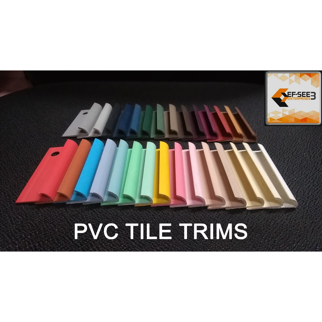 PVC TILE TRIMS GLOSSY | Shopee Philippines
