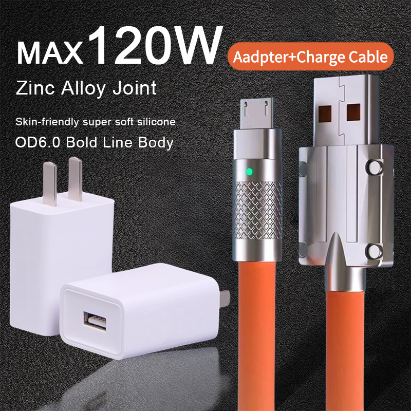 120W Original Super charge Adapter Fast charge for Android 6A Liquid ...