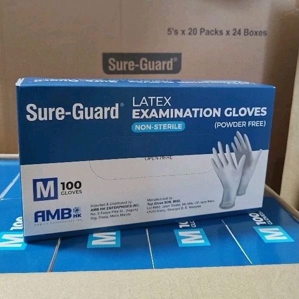 Sure-Guard Latex Gloves | Shopee Philippines