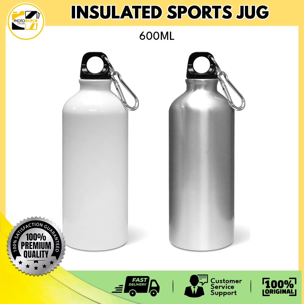 600ML Sports Jug for Sublimation Stainless Leak Proof Drinkware ...