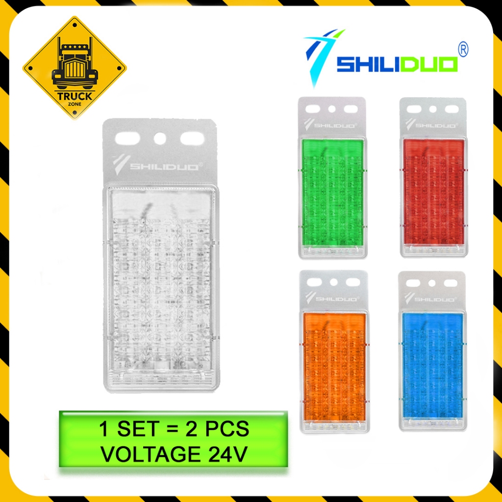 SHILIDUO New Design LED Side Marker Lights for Truck with Downlight 24V ...