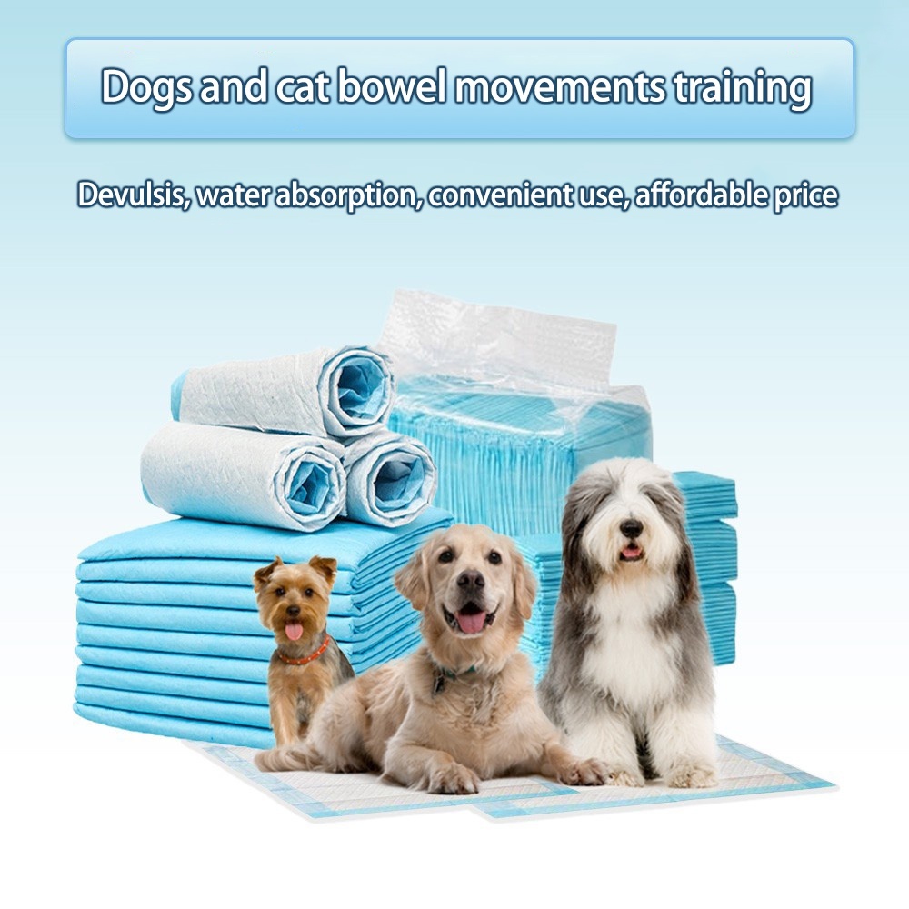 100/50/40PCS Pet Dog Cat Poop Training Pad For Pet Dog Cat Wee Wee Pee ...
