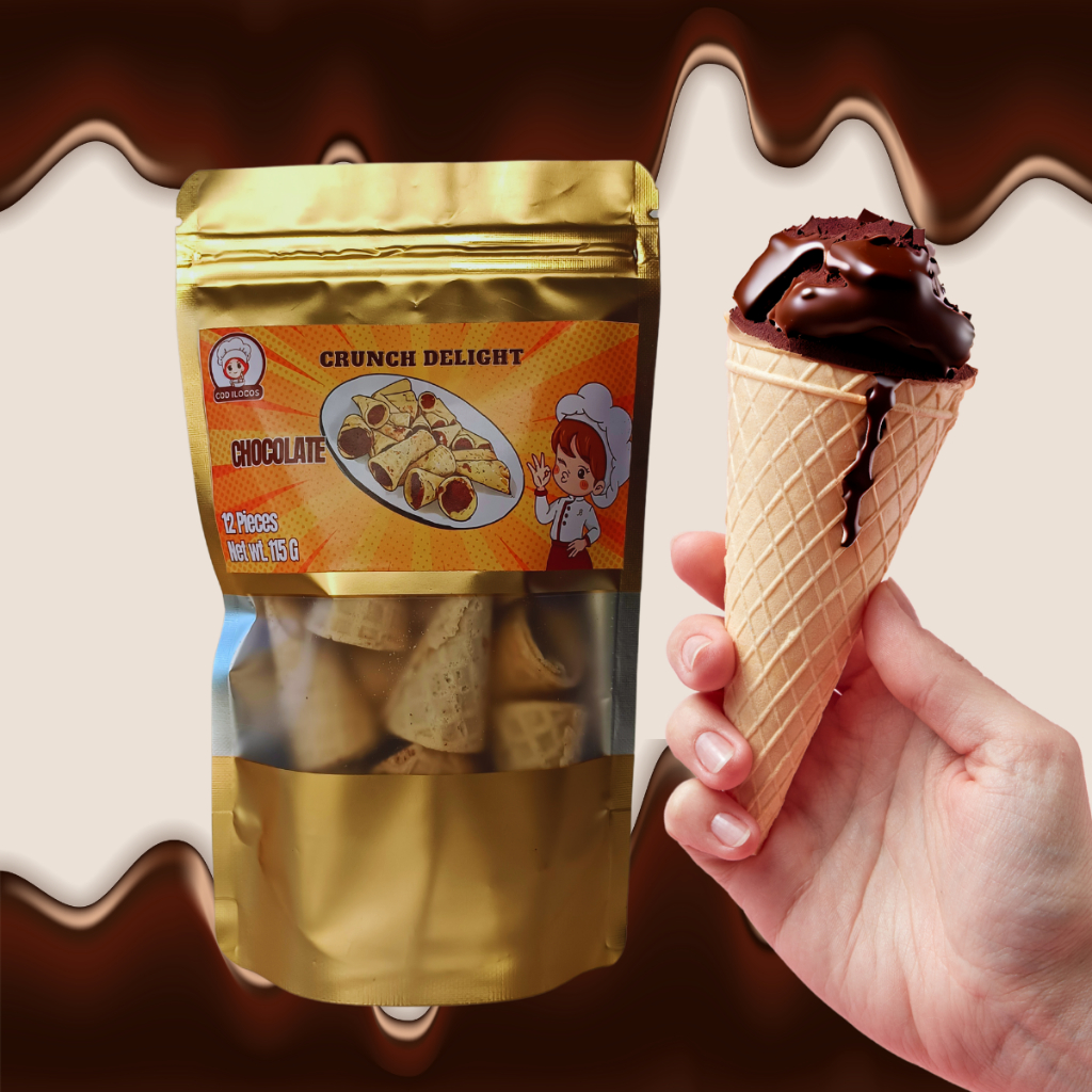Crunch Delight Cone Bite Chocolate Pack | Shopee Philippines