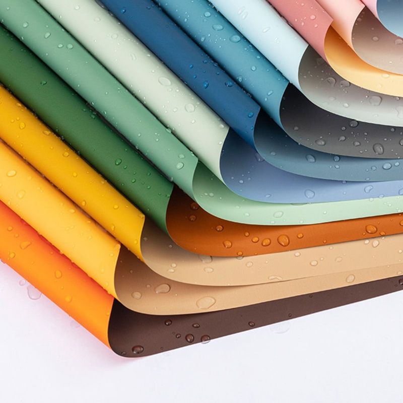 Pretty 20 pcs Two-Sided Colored Flower Wrappers 58*58cm Korean wrapper ...