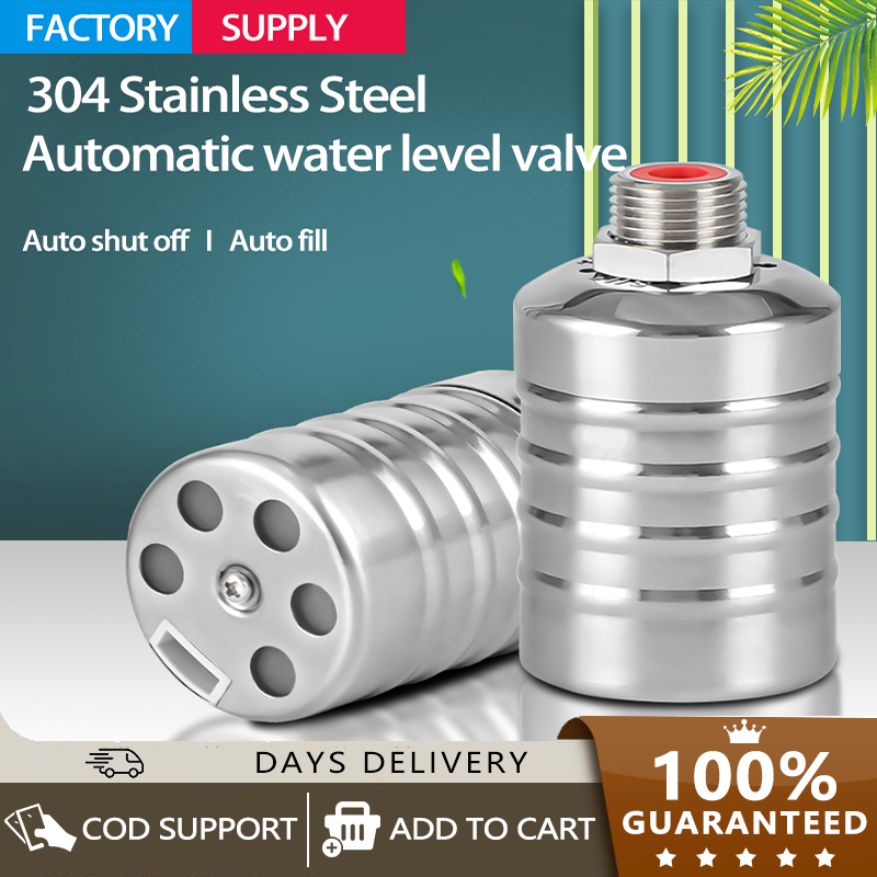 1/2" 304 Stainless Steel Float Valve Automatic Water Level Control ...