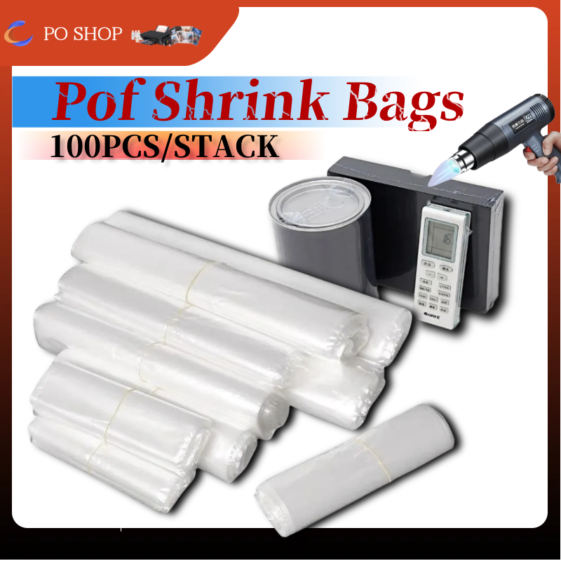 POF Plastic Shrink Film Bag Transparent Heat Seal Wrap Bag For ...