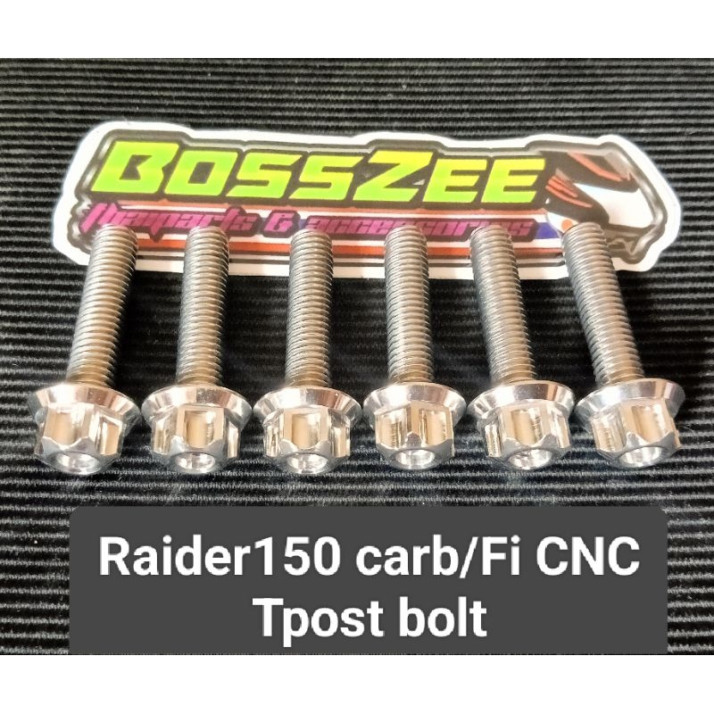 Tpost Bolt Raider150 CNC gear type 6pcs (sold as set) | Shopee Philippines
