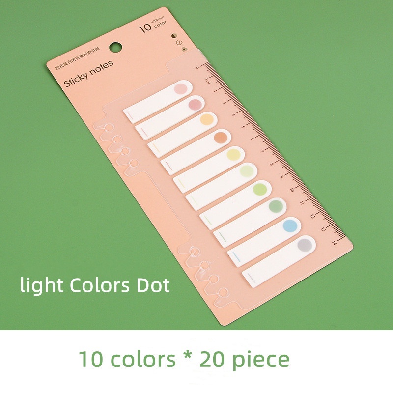 200PCS Colorful Sticky Note Memo Pad Lable Sticker Bookmarks Notepad ...