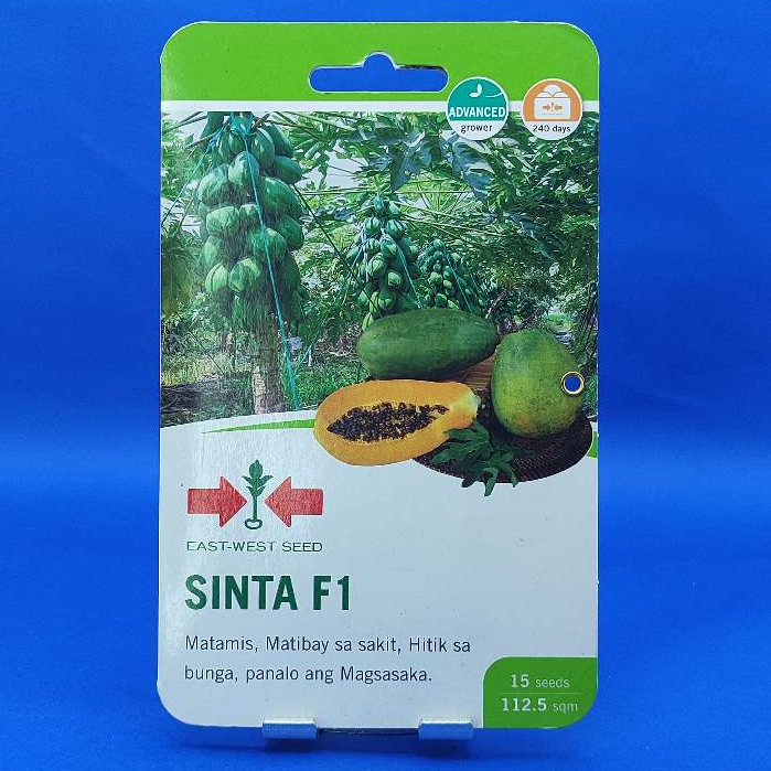 EAST-WEST SEEDS SINTA F1 HYBRID PAPAYA SEEDS POUCH (15 SEEDS) | Shopee ...