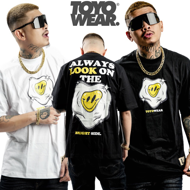 TOYO WEAR ALWAYS LOOK AT THE BRIGHTSIDE TEE | Shopee Philippines