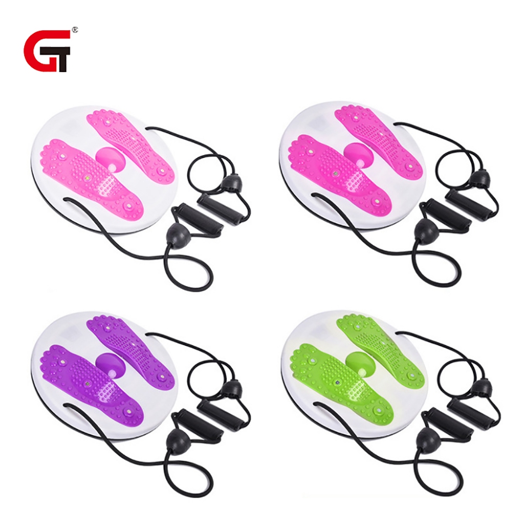 Waist Twister Disk Fitness Gym Equipment Shaper Twister Disk with Rope ...