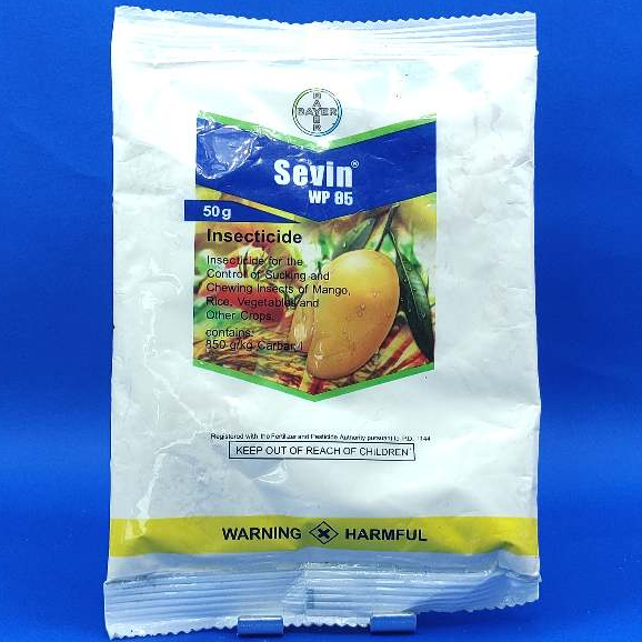 BAYER ANTI FLEA - ANTI TICK CARBARYL INSECTICIDE SEVIN (50 GRAMS ...