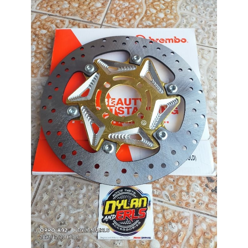 BREMBO DISC 4 HOLES 267MM FRONT FOR HYLOS MAGS SNIPER 150/155 | Shopee ...