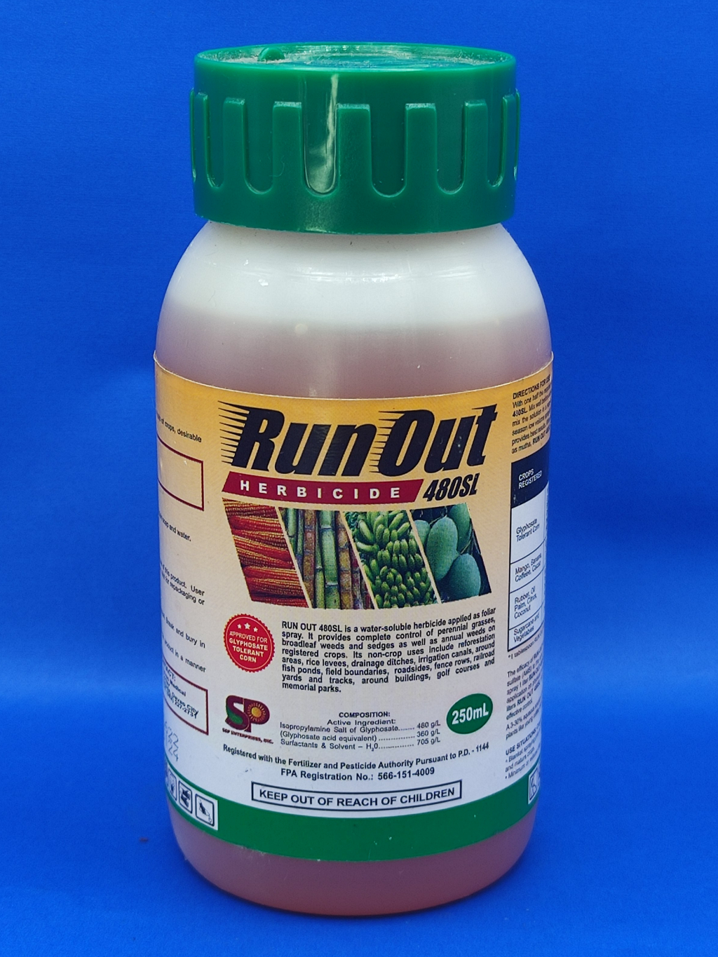S&P RUN OUT 480 SL HERBICIDE SIMILAR TO GRASS ZERO / ROUND UP (250mL ...