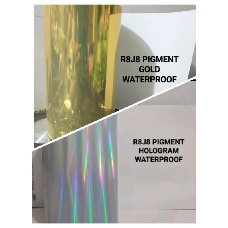 R8J8 PIGMENT HOLOGRAM STICKER PET WATERPROOF #holometro | Shopee ...