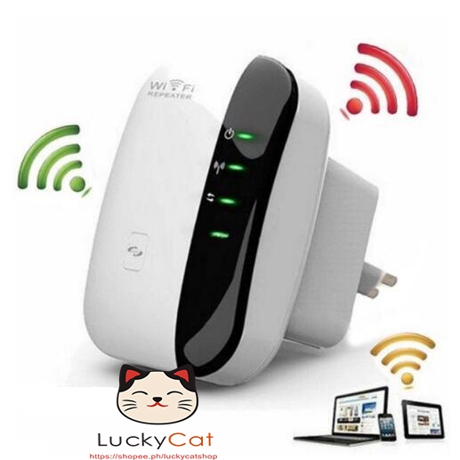 Wi-Fi Repeater 300Mbps Network Signal Extender Wireless Router Fast ...