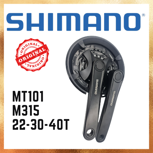 MTB CRANK / Chainwheel SHIMANO FC-MT101/M315 3X9 speed | Shopee Philippines