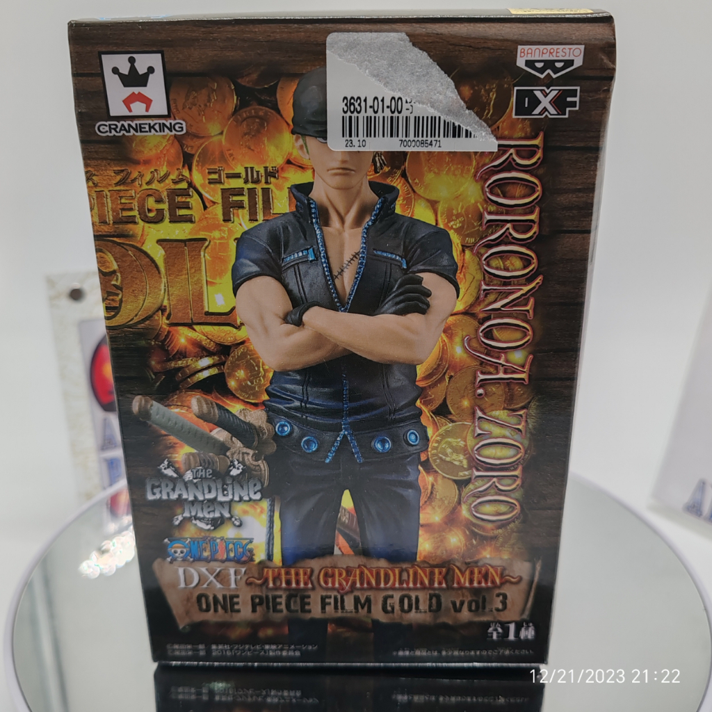 Banpresto One Piece - DXF Grandline Men Film Gold Vol. 3 - Roronoa Zoro | Shopee Philippines