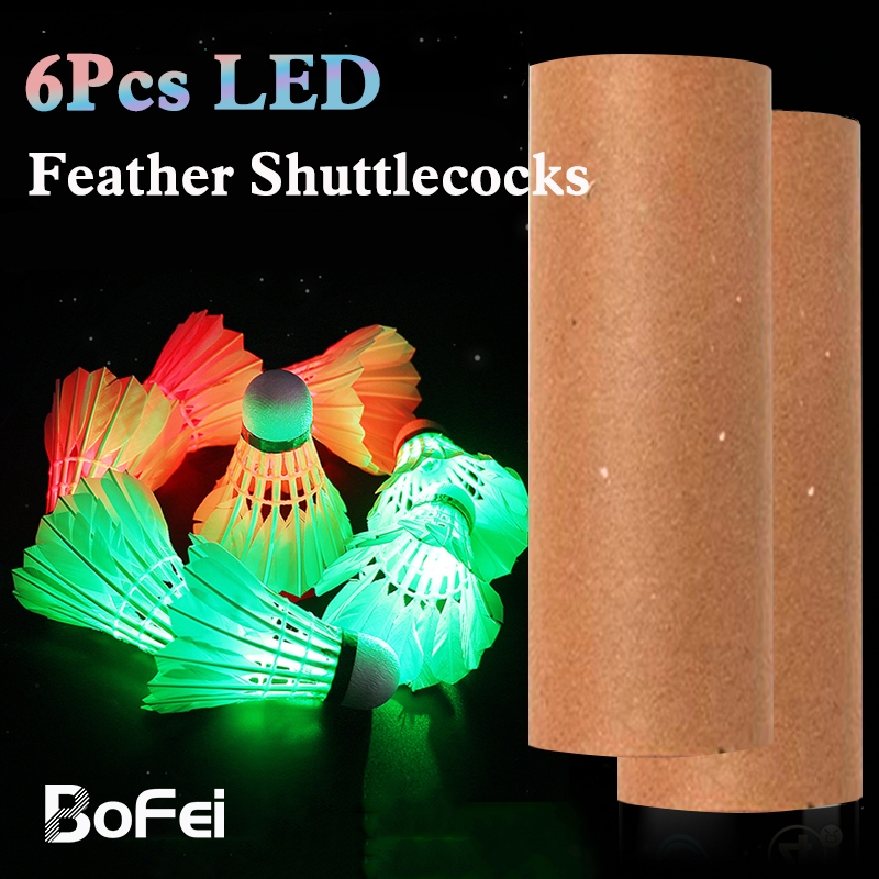 Olyhealth Feather Shuttlecock For Badminton 3Pcs/6Pcs /12Pcs | Shopee ...