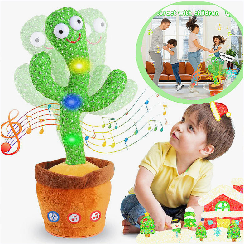Retailmnl Recording and Dancing Cactus/Squid Game Plush Early Education ...