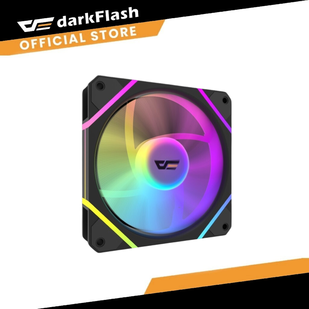 Darkflash DM12R F A-RGB REVERSIBLE BLADE COOLING FAN BLACK | Shopee Philippines