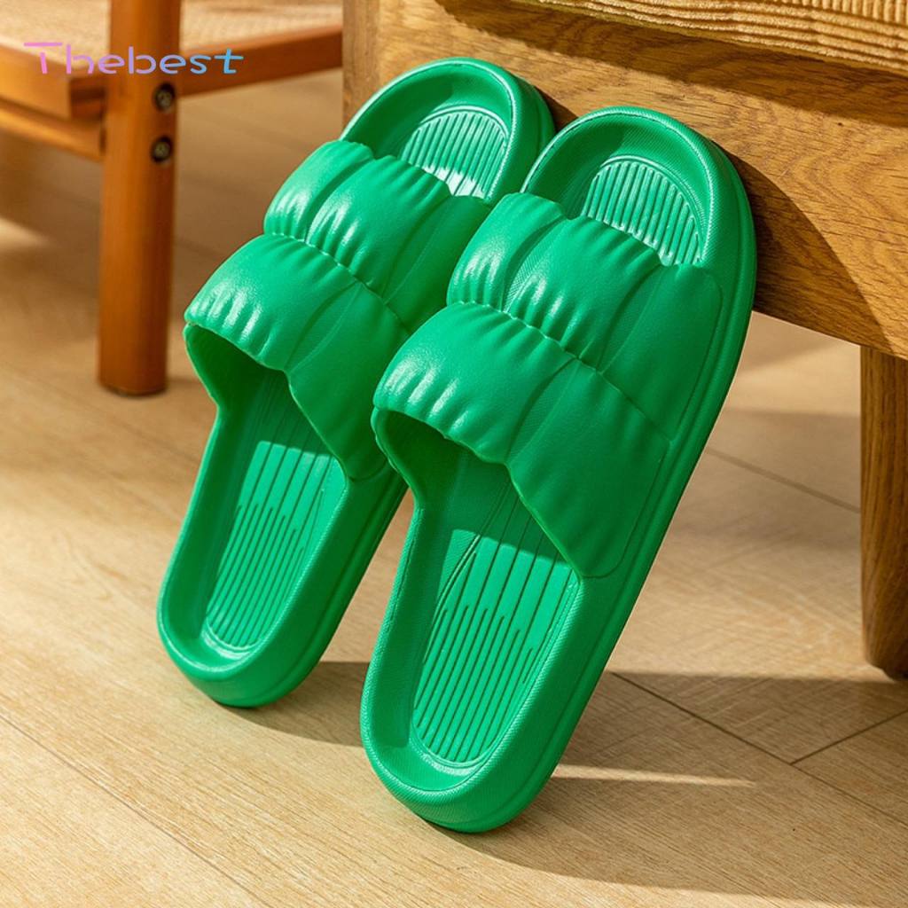 Indoor Home Thin Strip Rubber Slippers for women slip on DOUBLE SIZE ...