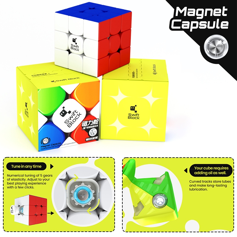 Gan Swift Block 355S Magnetic 3x3 Beginners Cube Puzzle Toys | Shopee Philippines