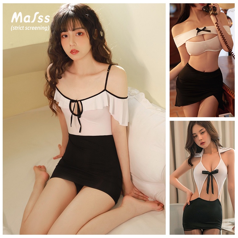 Mafss Erotic Sexy Lingerie For Sex Women Tempting Secretary Office