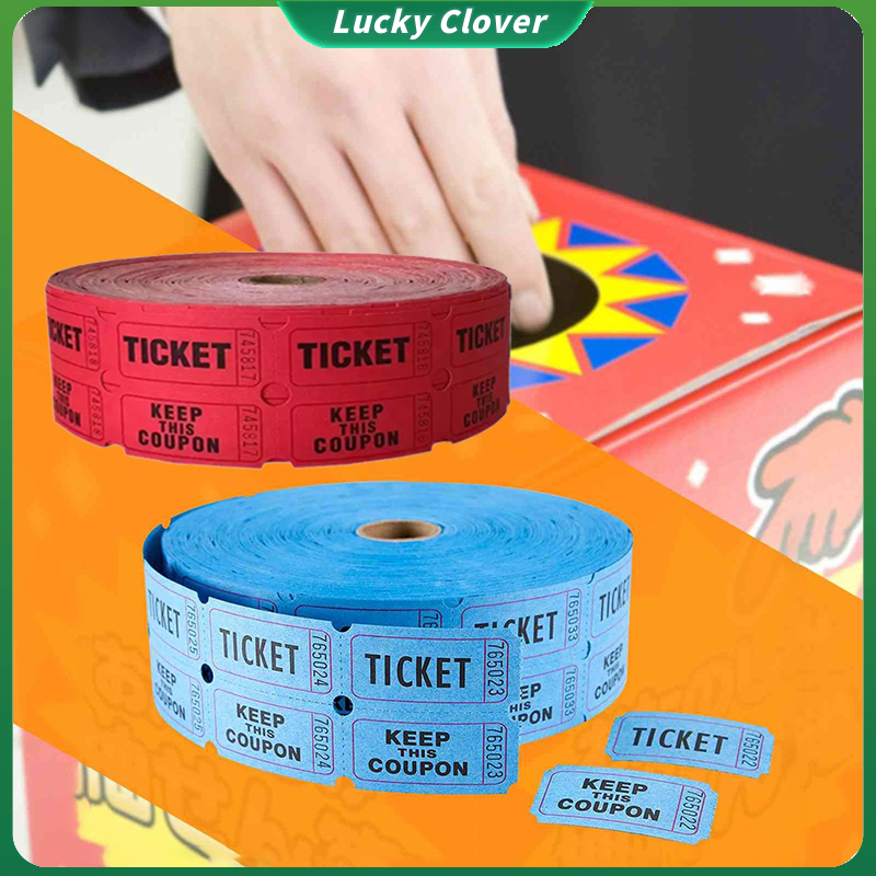 1000Pcs Raffle Ticket, Double Roll Ticket, Admit Ticket, Event Ticket ...
