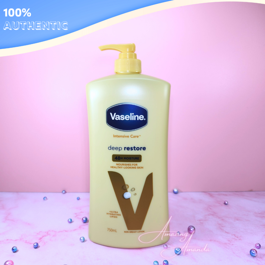Vaseline Intensive Care Body Lotion Deep Restore 750ml | Shopee Philippines