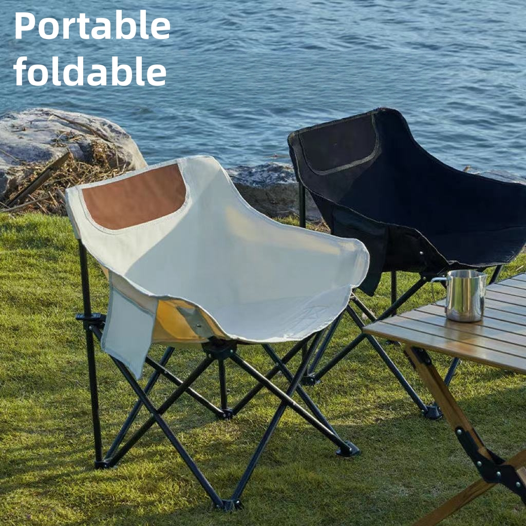 portable camping chair foldable table and chair set for outdoor travel ...
