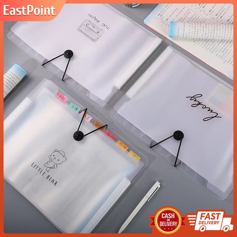 File Attache Case Multi-layer Expansion Portfolio Paper Organizer A4 ...