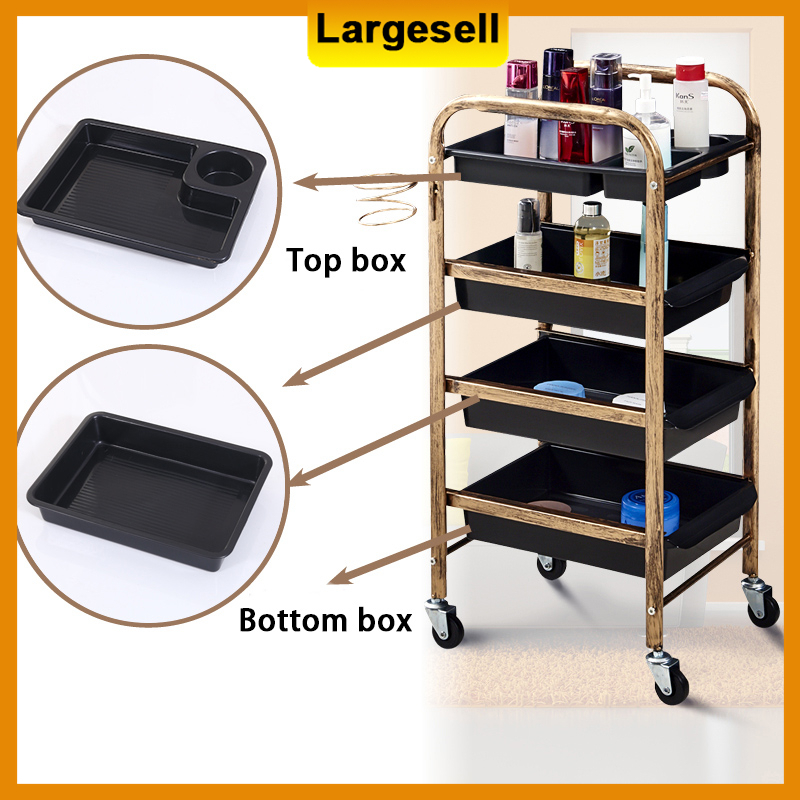 5 Layers Barber Shop Trolley Heavy Duty Hair Salon Trolley Barber Tools ...