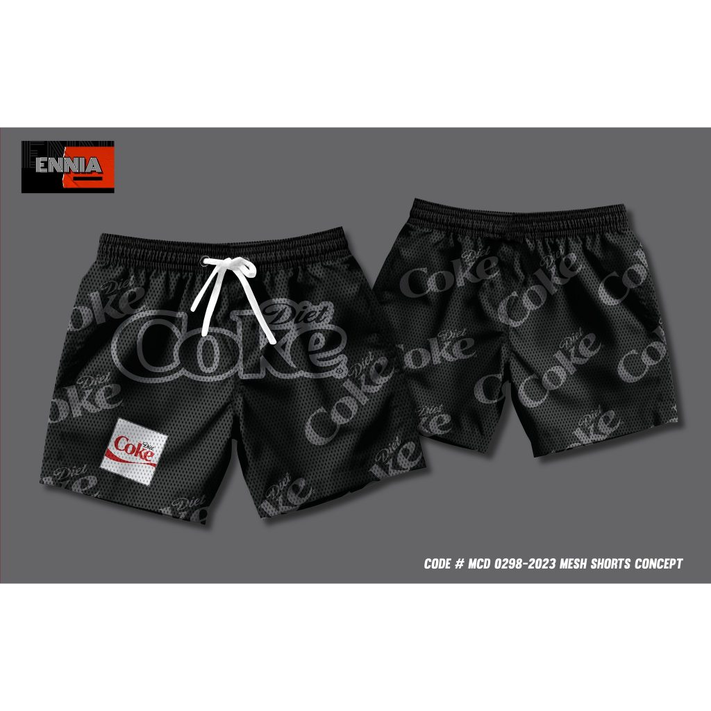KALOSph "COCA COLA" CONCEPT MICROCOOL MESH SHORTS | Shopee Philippines