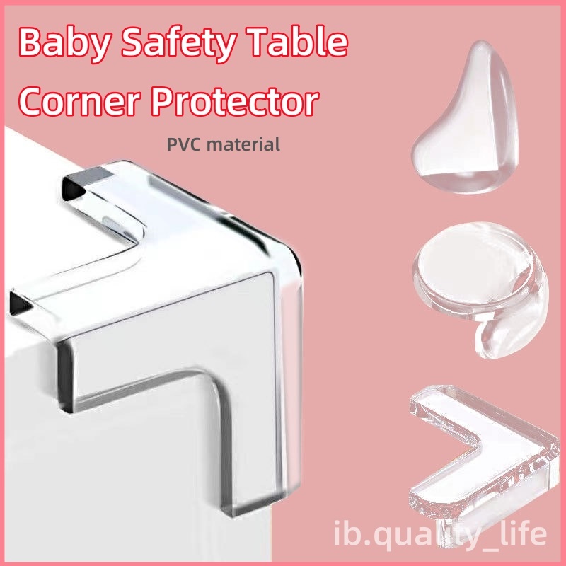 Baby Safety Table Corner Silicone Protector Transparent Table Edge ...