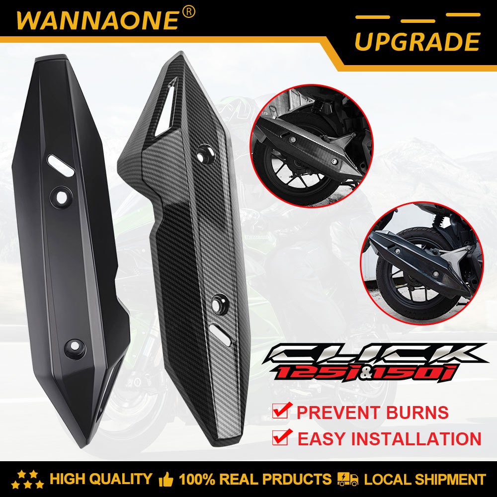 Heat Guard Honda Click 125i/150i V2/v3 Acessories Muffler Cover For ...
