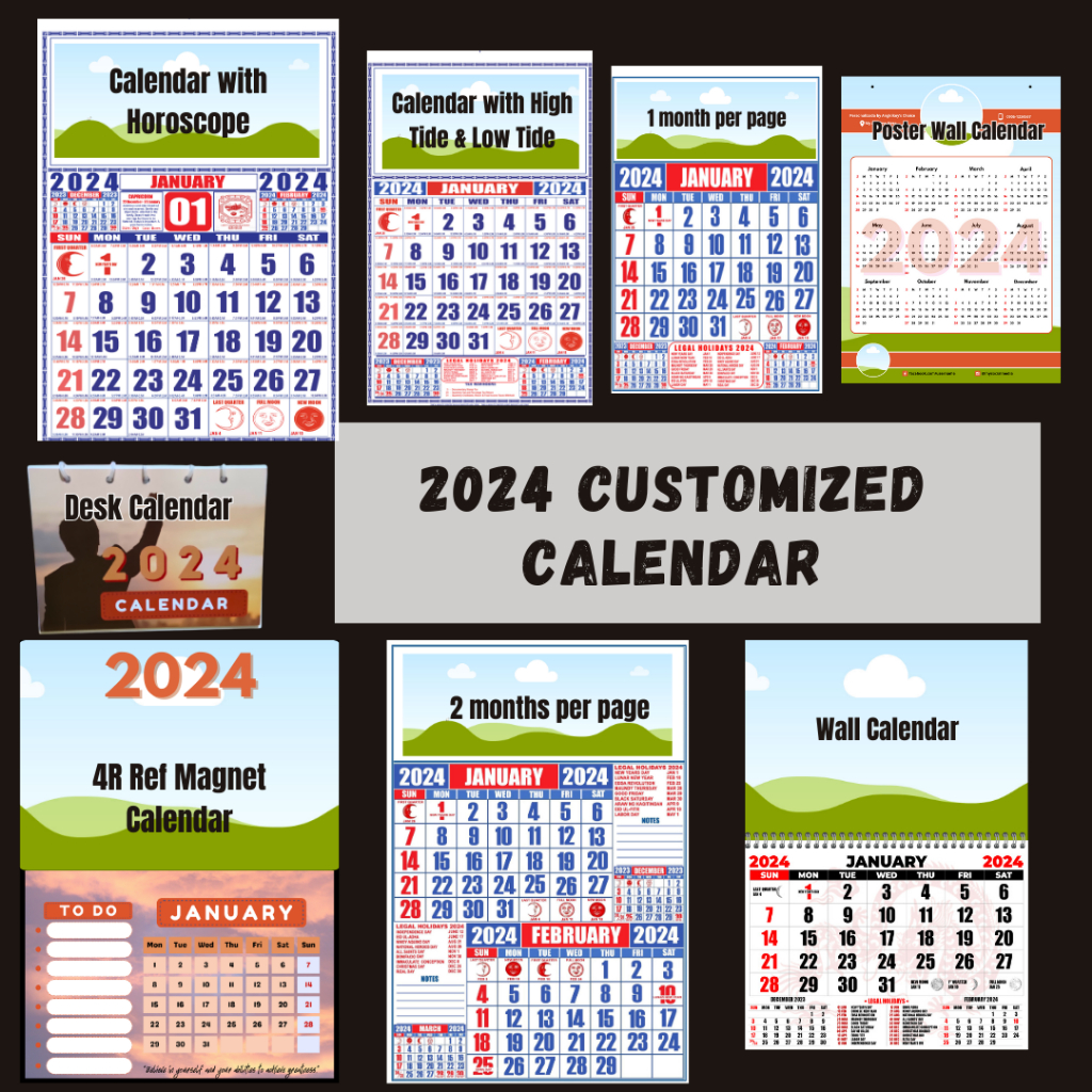2024 Customized Calendar | Shopee Philippines