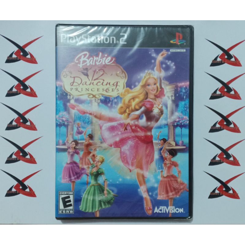 PS2 PlayStation 2 Game Barbie in the 12 Dancing Princesses NTSC U/C ...