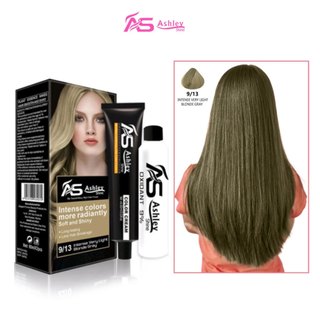 Ashley Hair Color Bio Natural Hair Color Set Ash Gray Hair Dye 60ml*2pc ...