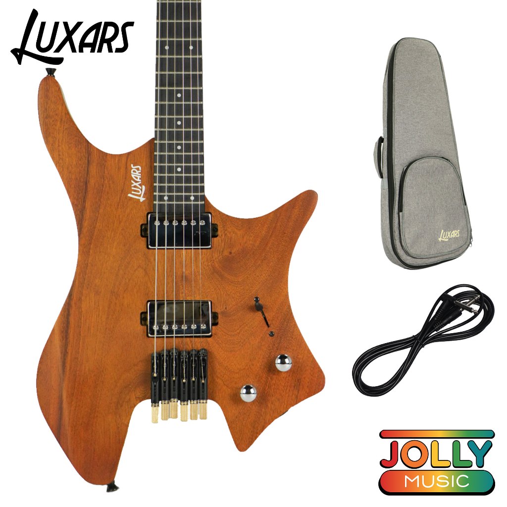 Luxars S-G62 Headless Electric Guitar with Basswood Body and Rosewood ...