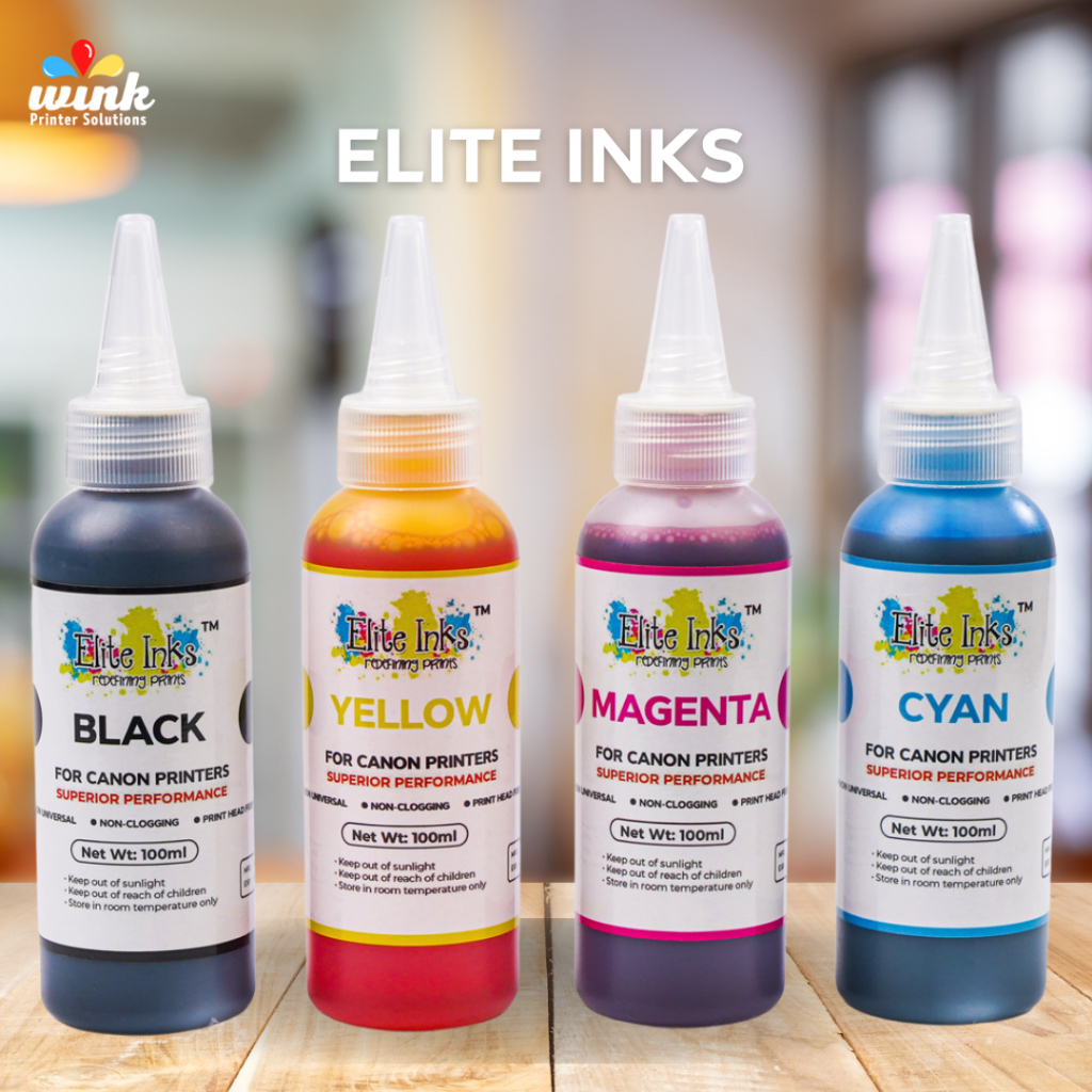 Elite Inks™ Premium Compatible Inks for Canon 100ml Guaranteed Non ...
