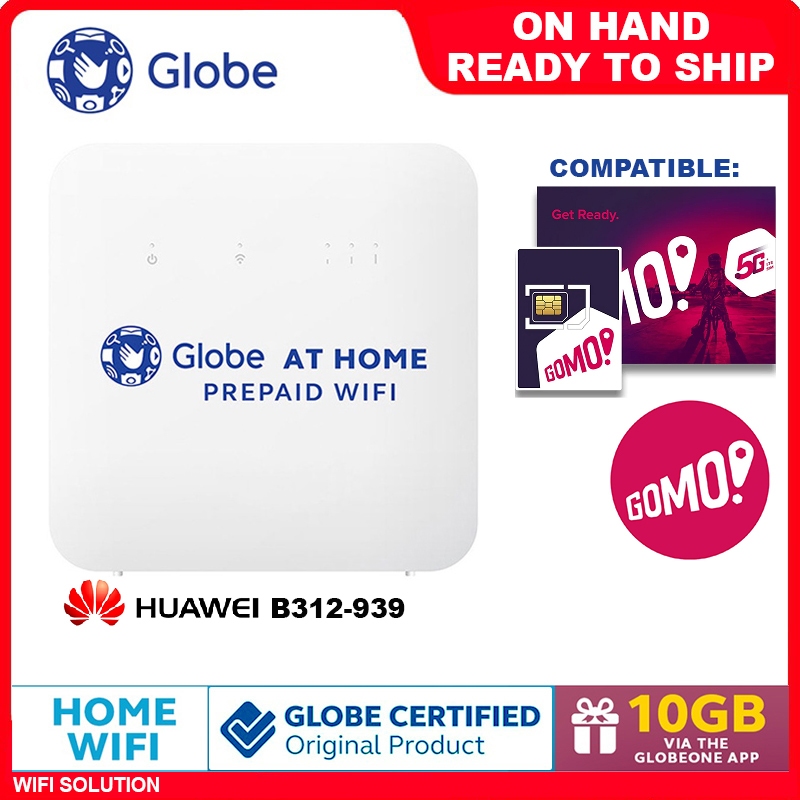 BRANDNEW GLOBE AT HOME PREPAID WIFI HUAWEI B312-939 | Shopee Philippines