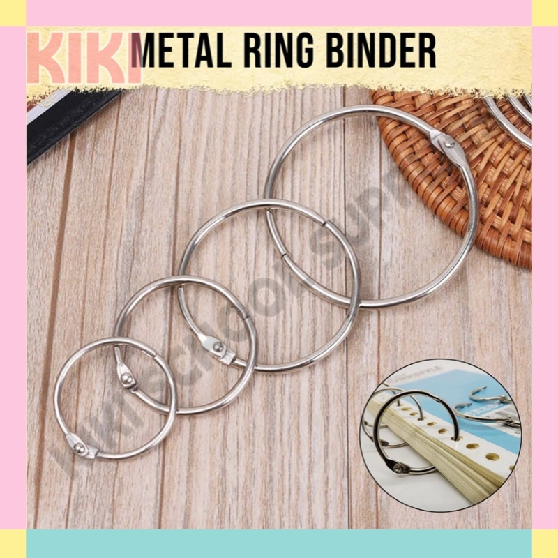 KK Metal Ring Binder Loose Leaf Circle Clip Binder Loose Leaf Ring Binder Hoop Multifunctional DIY Shopee Philippines