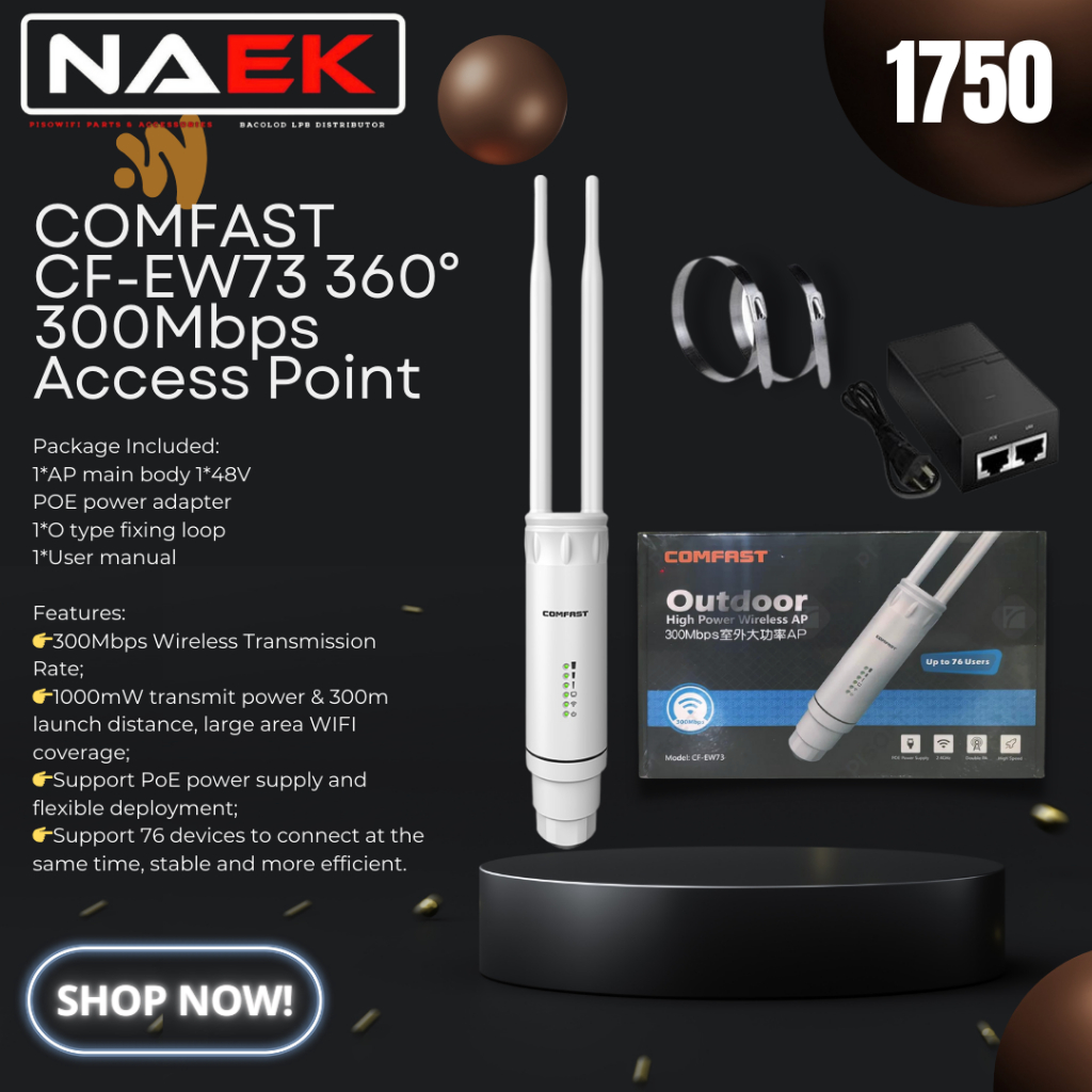 Comfast Ew73 300mbps 2.4ghz | Shopee Philippines