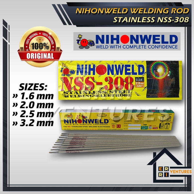 [Nihonweld] Stainless Welding Rod NSS-308 | Shopee Philippines