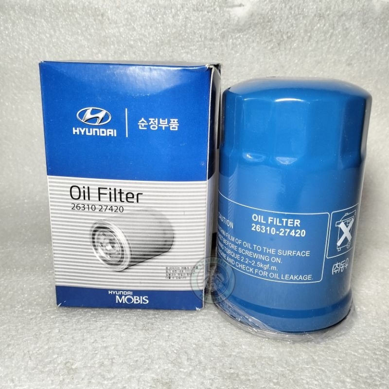 Oil Filter for Hyundai 26310-27420 Santa Fe/Kia Caren Genuine Part ...