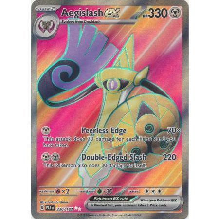 Aegislash ex - 230/182 - Full Art Secret Rare Scarlet & Violet: Paradox ...
