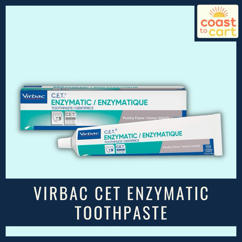 Virbac CET Enzymatic Toothpaste, Poultry Flavor | Shopee Philippines