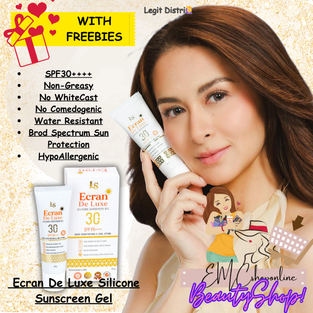 Luxe Skin Ecran De Luxe Sunscreen Gel 50g | Shopee Philippines